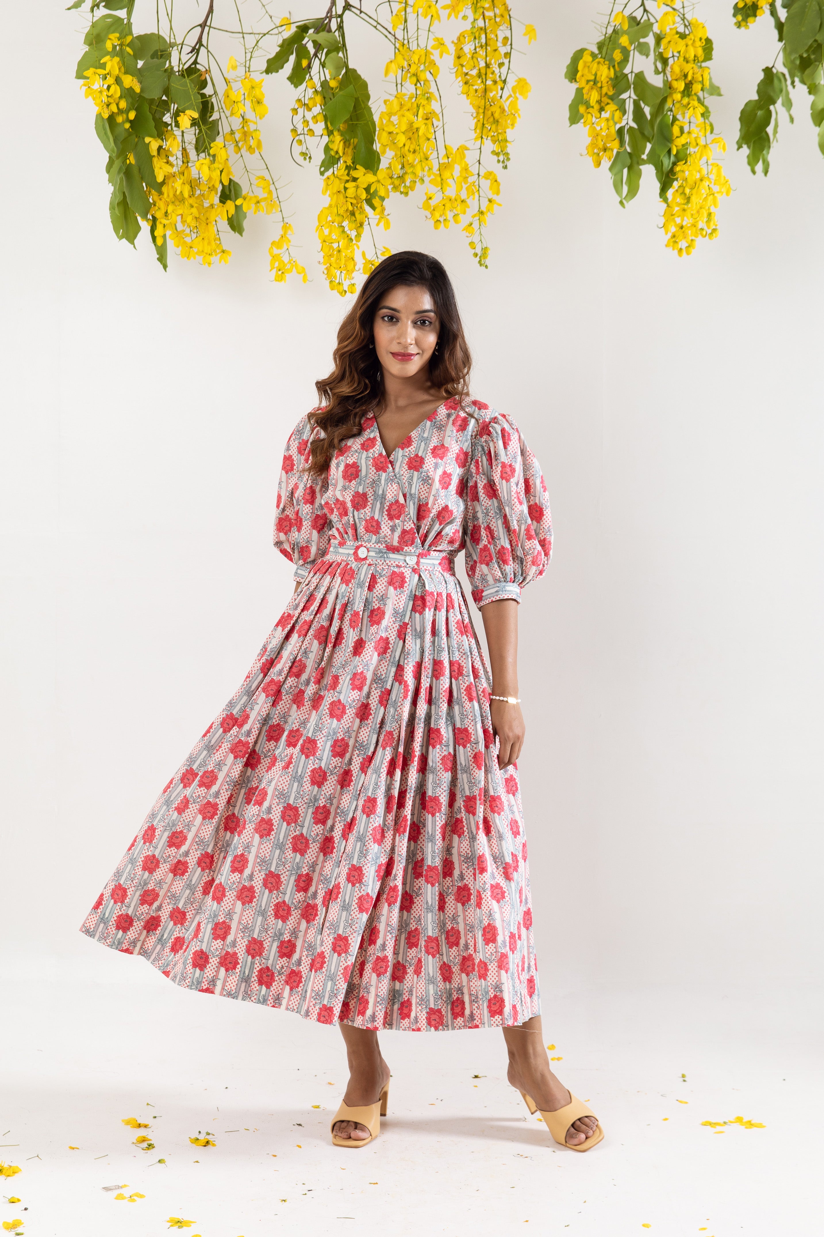 Rose Wrap dress – rivaajclothing