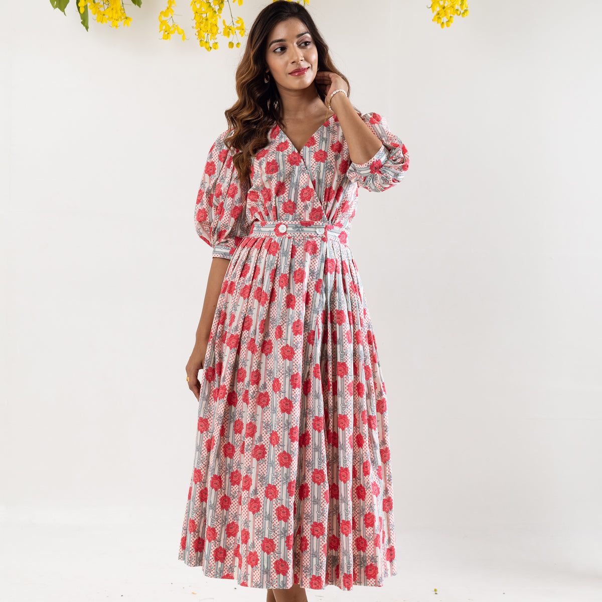 Rose Wrap dress – rivaajclothing
