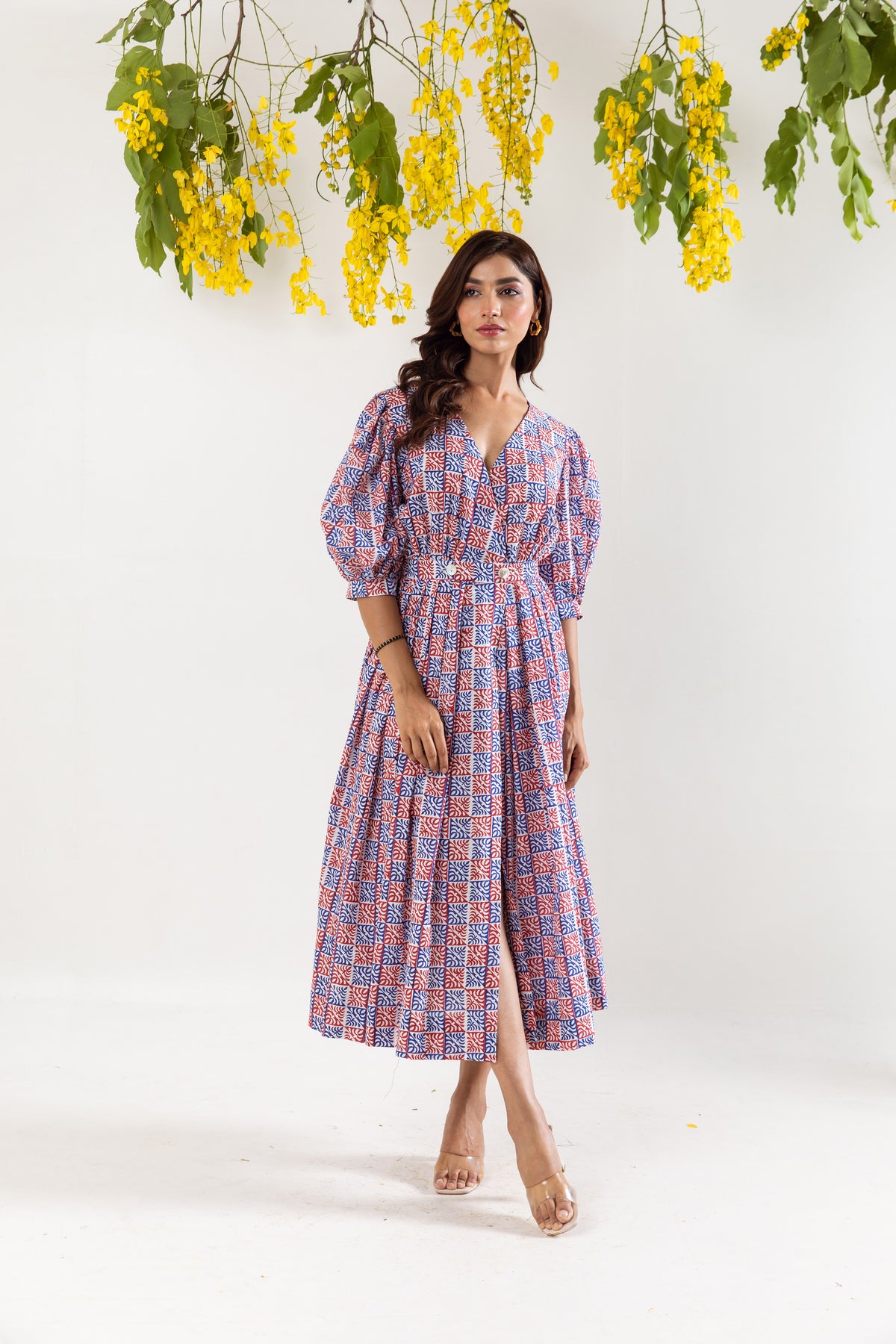 Mosaic Wrap dress – rivaajclothing