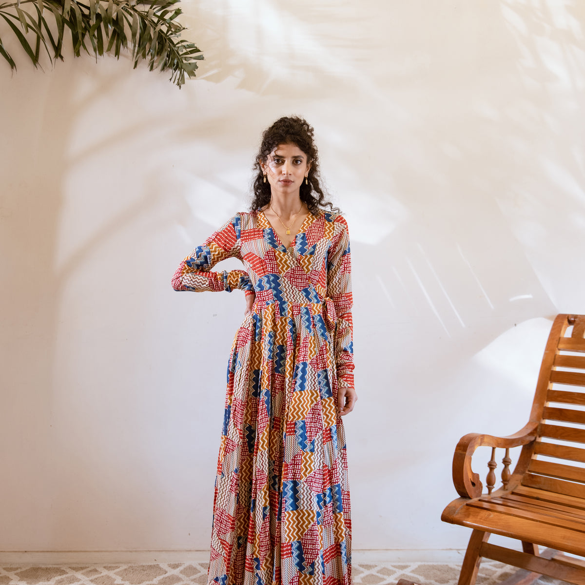 Bagh Multicoloured Angrakha dress – rivaajclothing